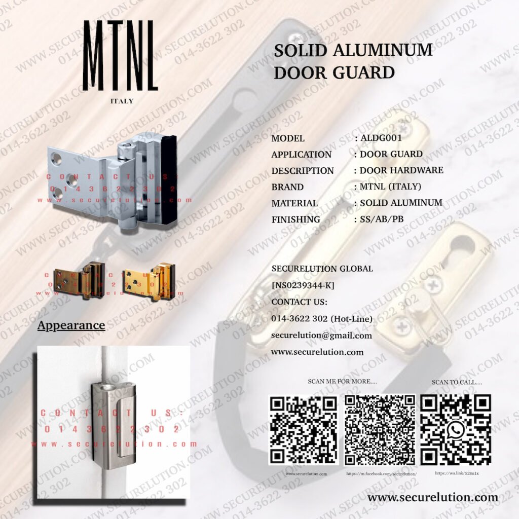 Securelution Global | Solid Aluminium Door Guard