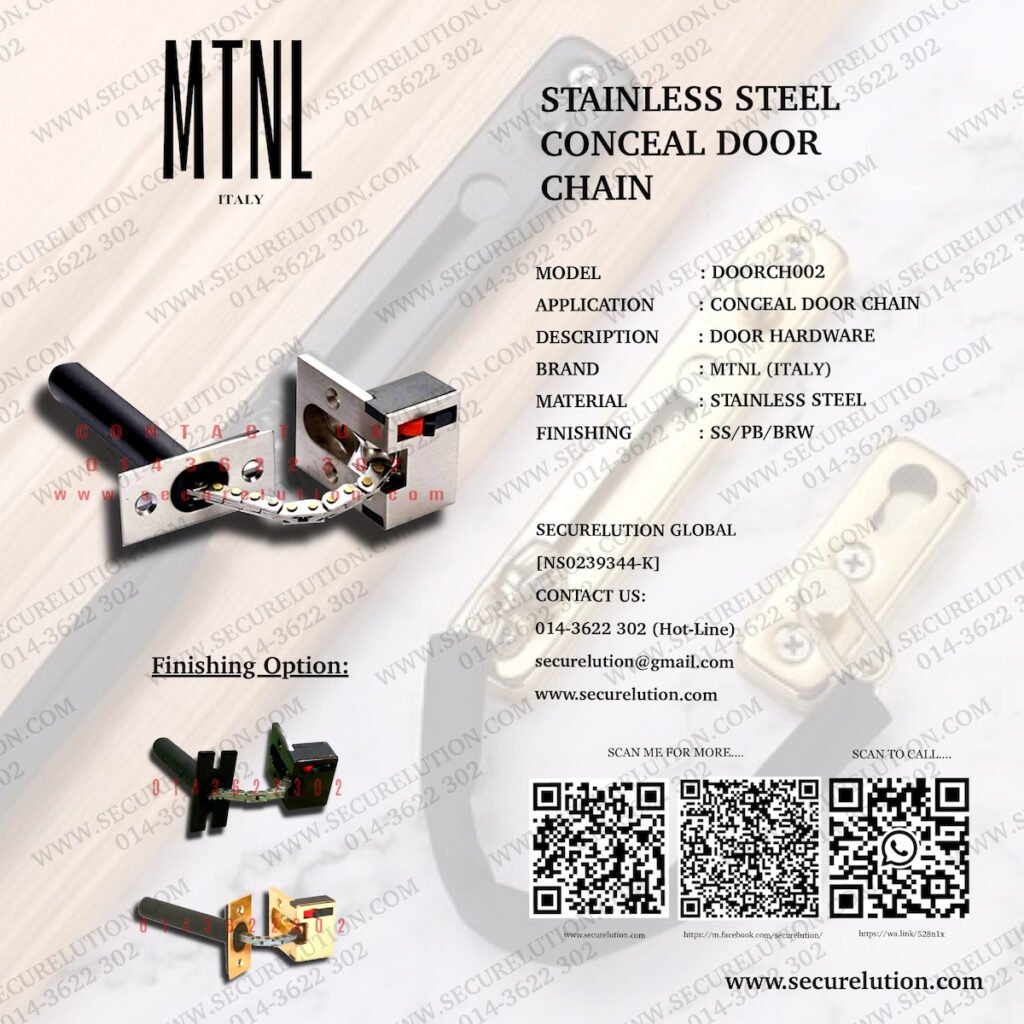 Securelution Global | Stainless Steel Conceal Door Chain