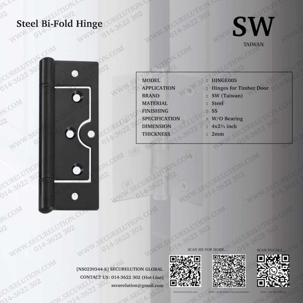 Securelution Global | Steel Bi-Fold Hinge