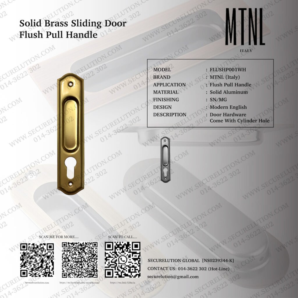 Sliding Door Flush Pull Handle
