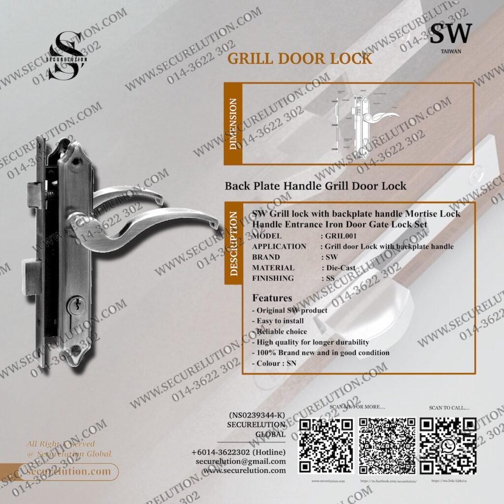 Securelution Global | Grill Door Lock