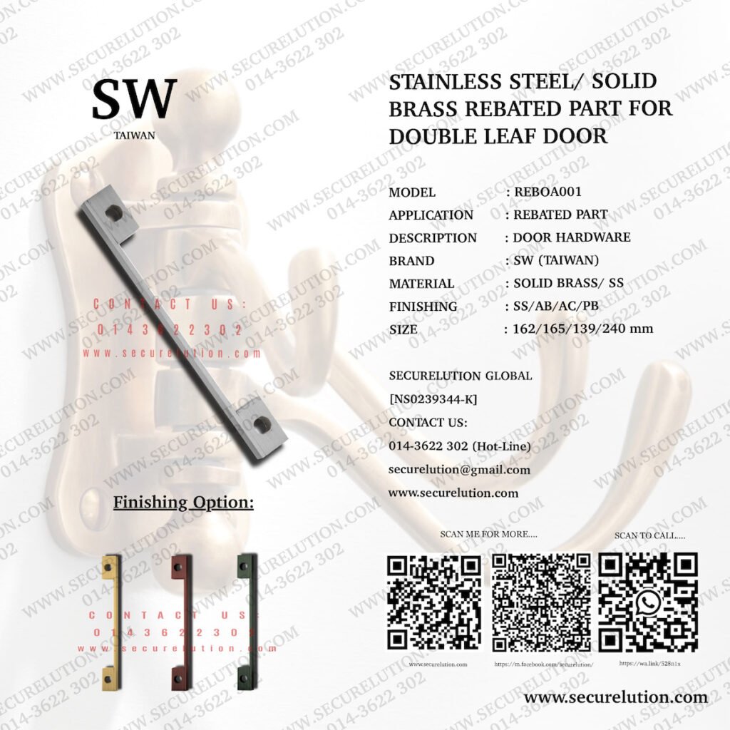 Securelution Global | Stainless Steel/Solid Brass Rebated Part For ...